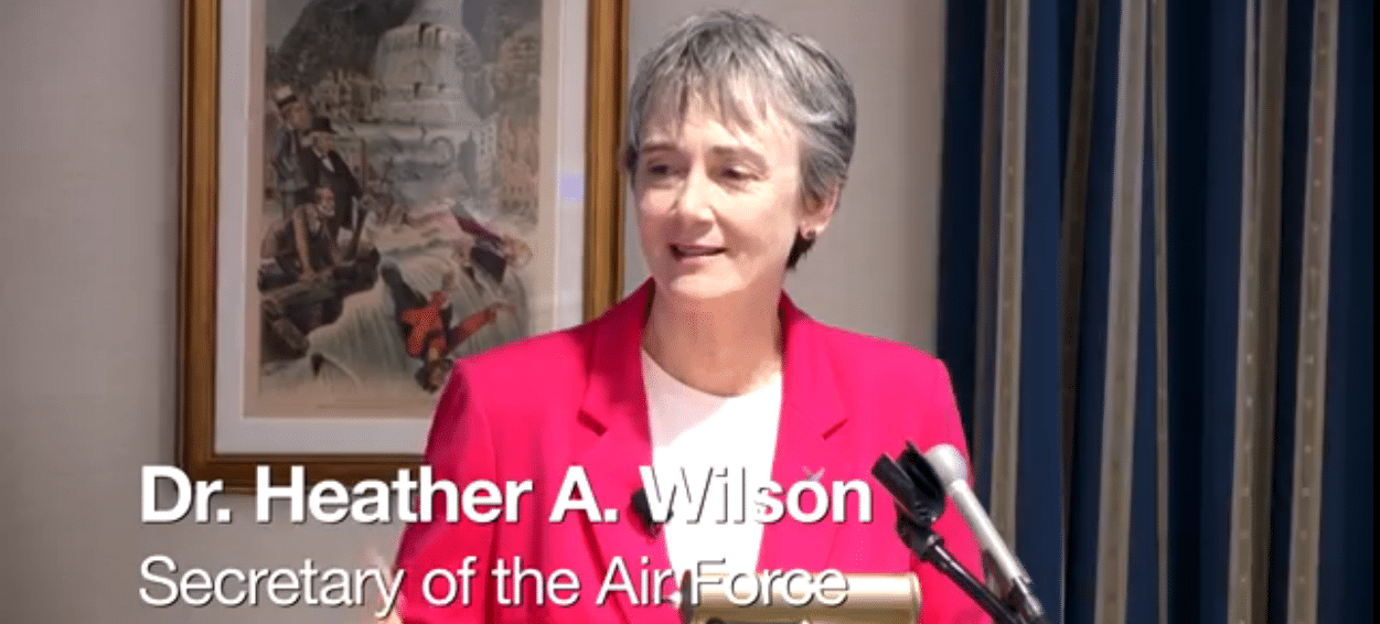 Video: Air Force Secretary Wilson Lays Out Priorities in Space